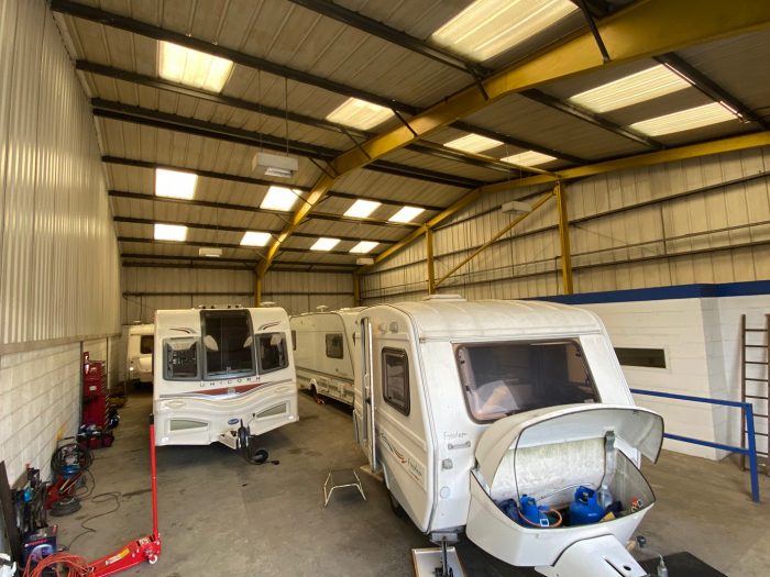 Caravan Servicing at Caravans North in Bradford near Halifax
